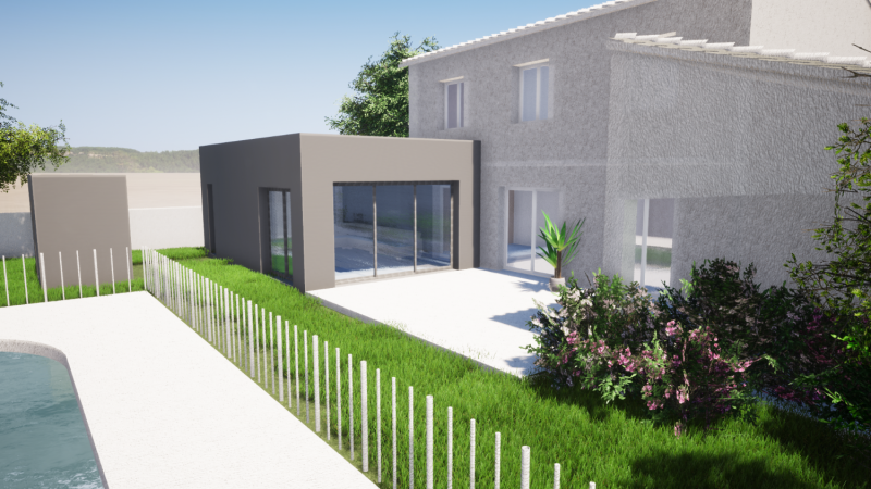 Réalisation d'une extension de villa - Architecte JWA